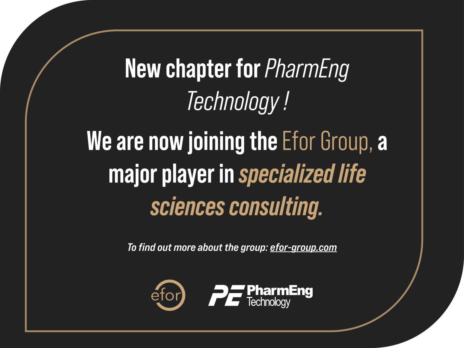 PharmEng Technology Joins Forces with Efor | PharmEng Technology